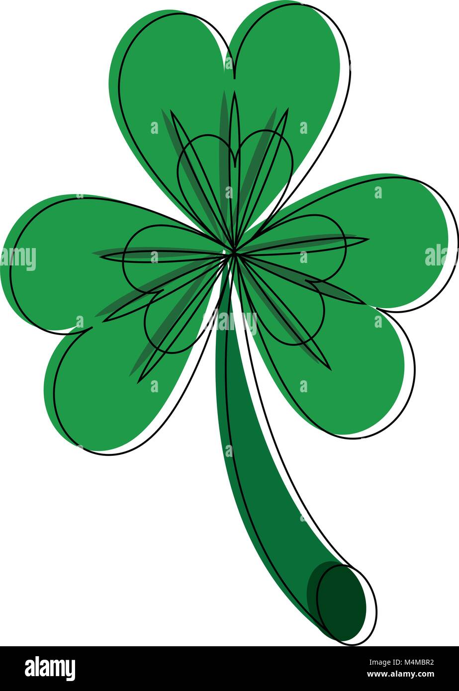 Shamrock clover symbol Stock Vector Image & Art - Alamy