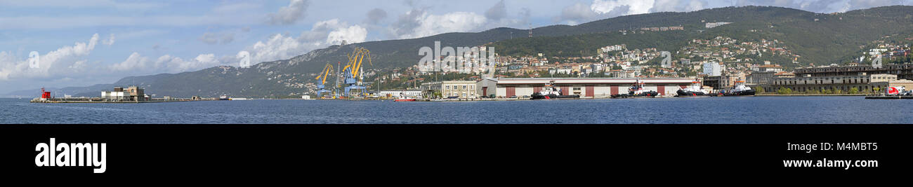 Port of Trieste Stock Photo - Alamy