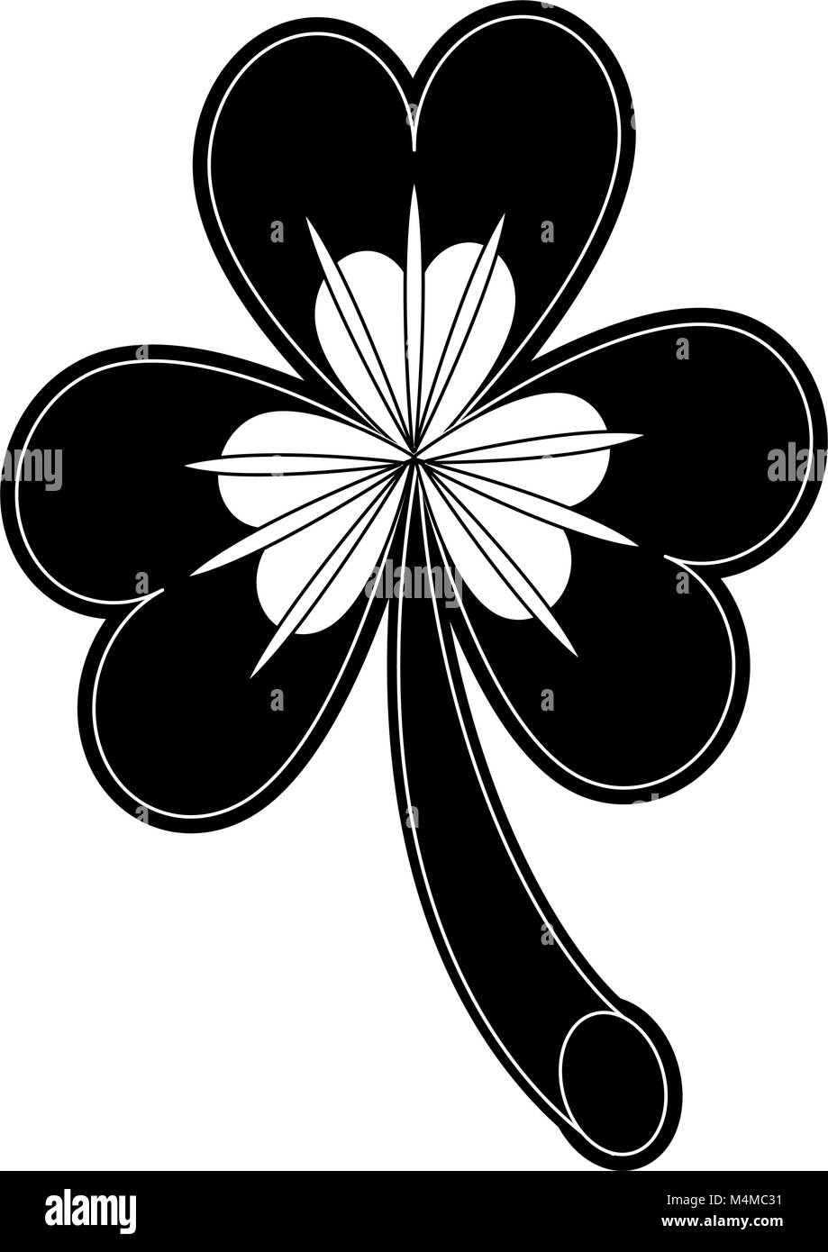 Shamrock clover symbol Stock Vector Image & Art - Alamy