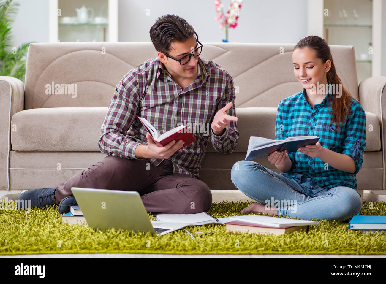Students preparing for university exams Stock Photo - Alamy