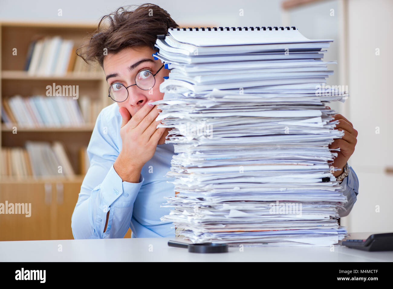 Piles of paperwork funny hi-res stock photography and images - Alamy