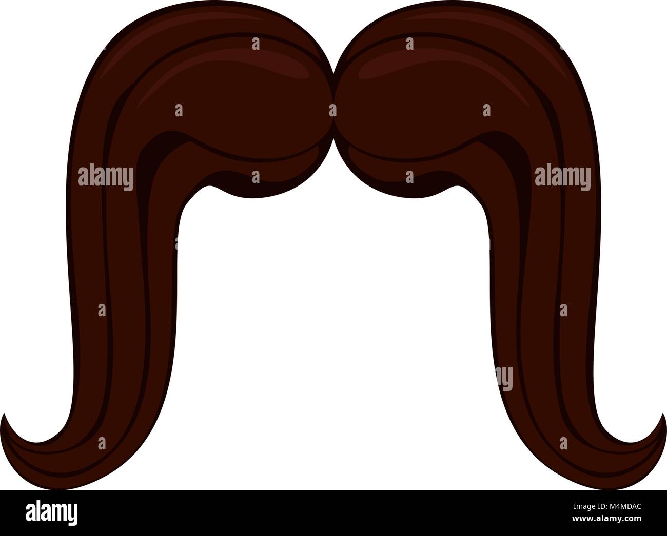 Cartoon icon poster man father dad day mustache moustache Stock Vector ...