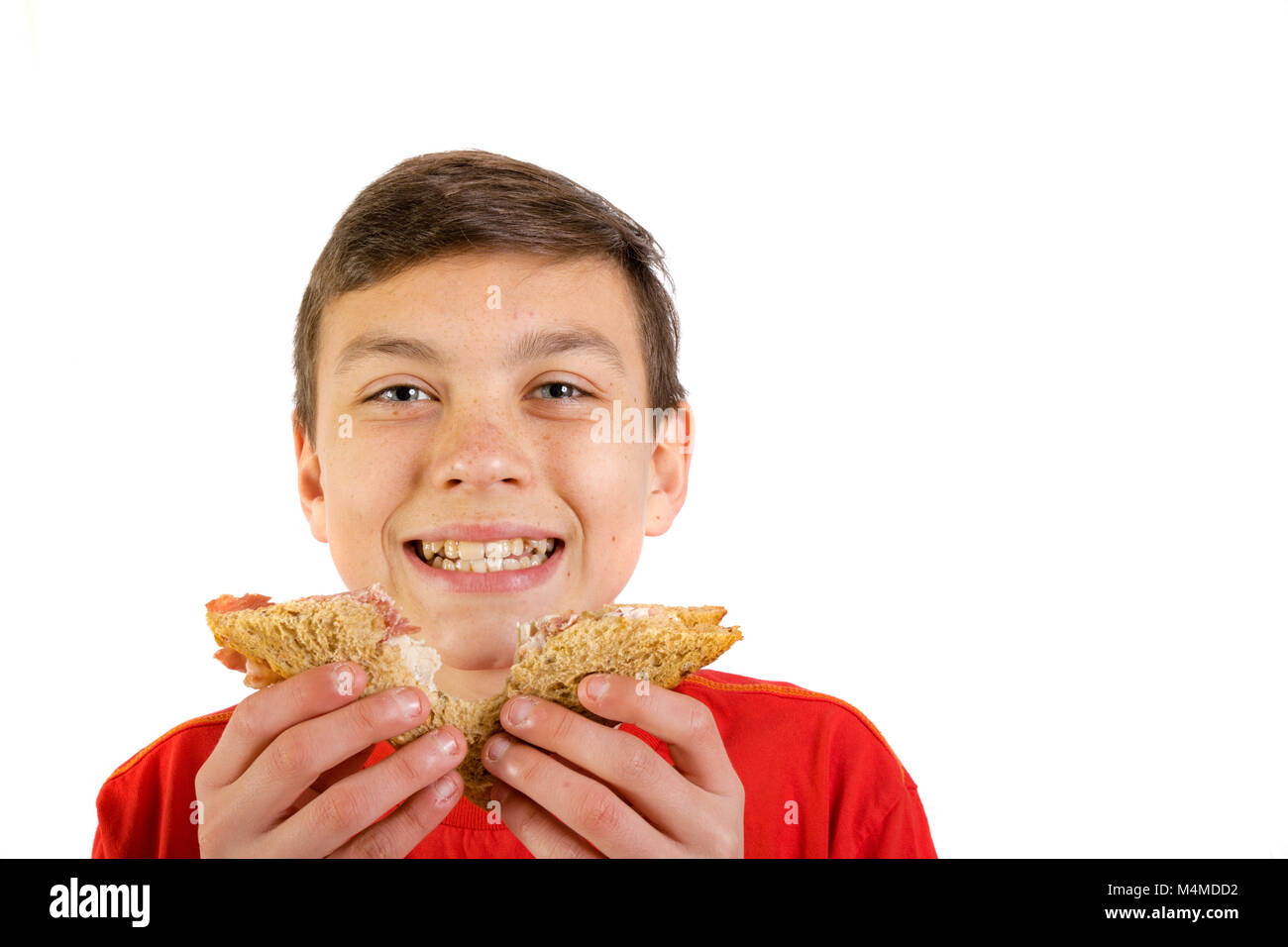 School boy sandwich hi-res stock photography and images - Alamy