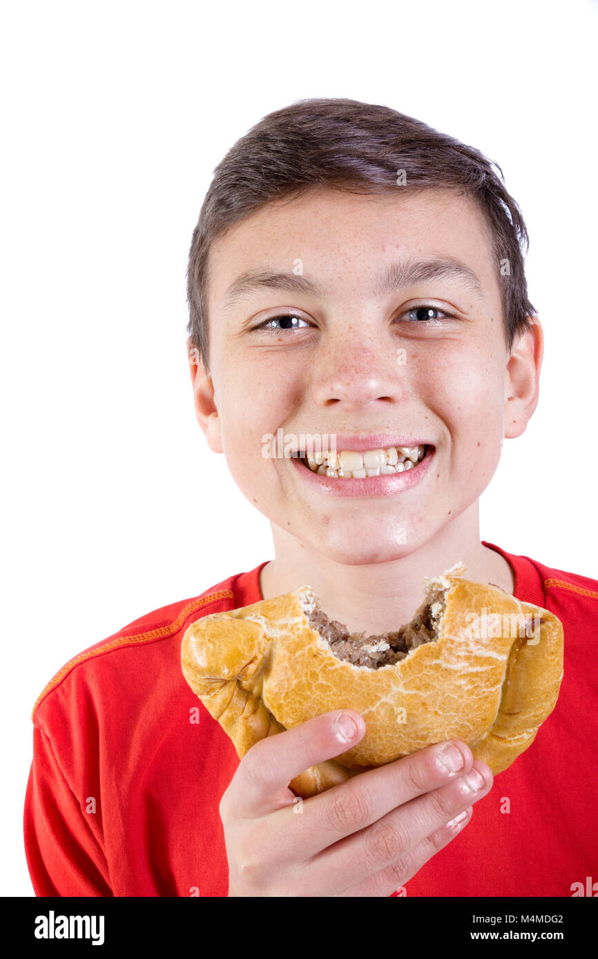 Man eating pasty hi-res stock photography and images - Alamy