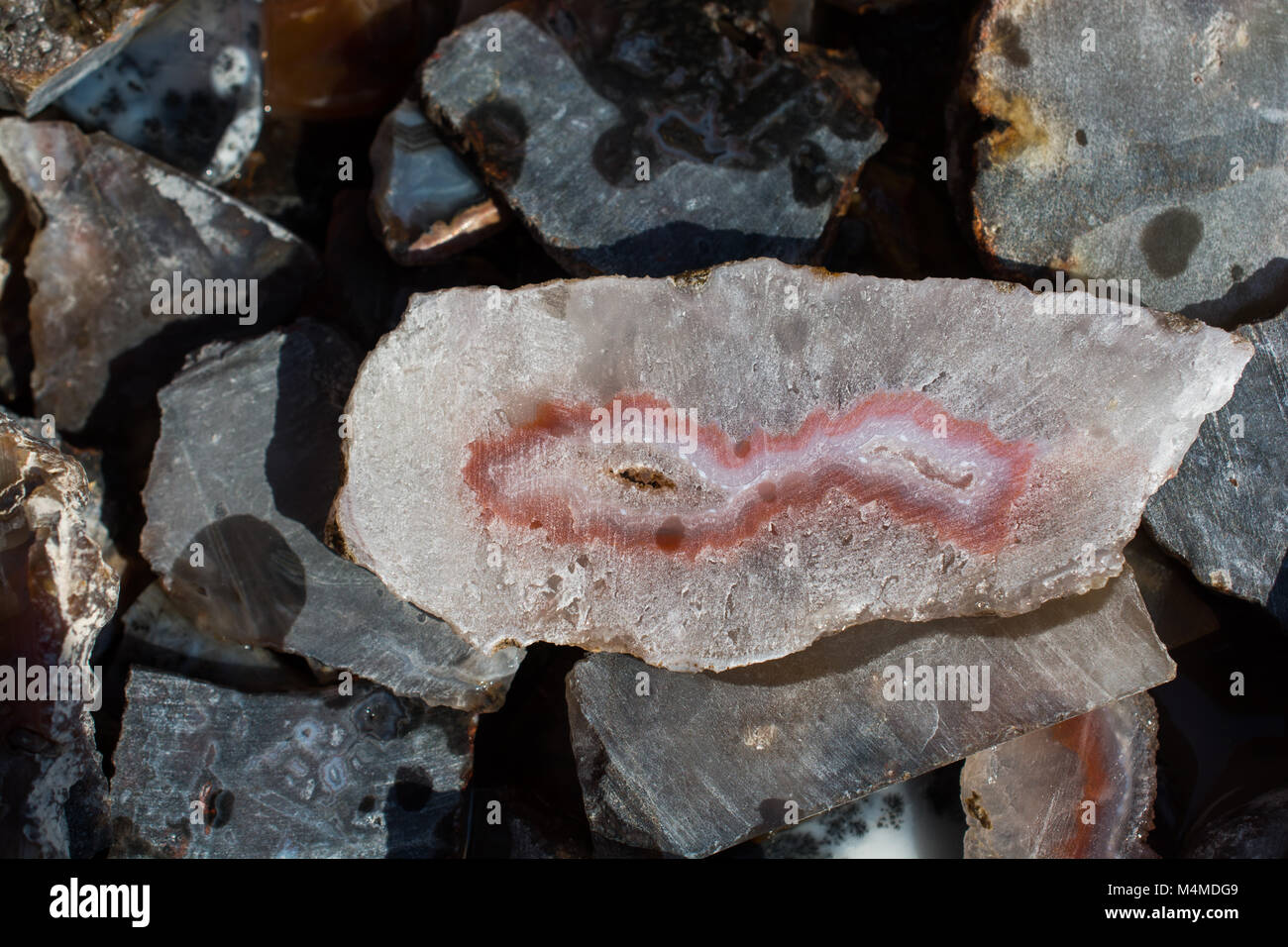 Set of natural mineral gemstones of a certain type Stock Photo - Alamy