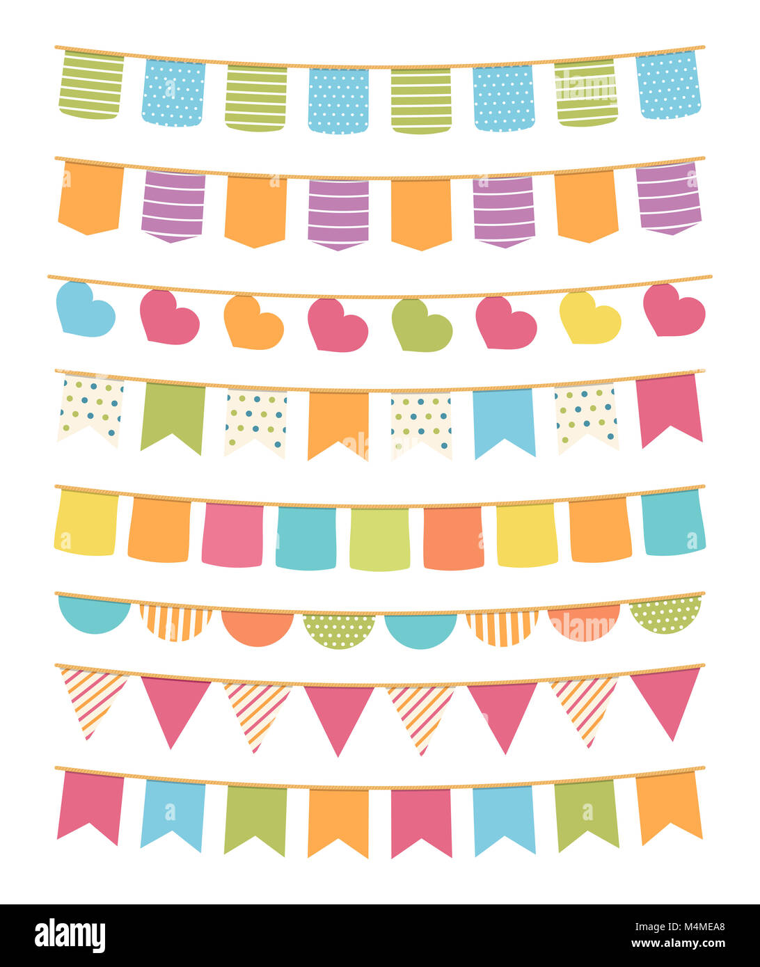 Colorful different scrapbook card Cut Out Stock Images & Pictures - Alamy