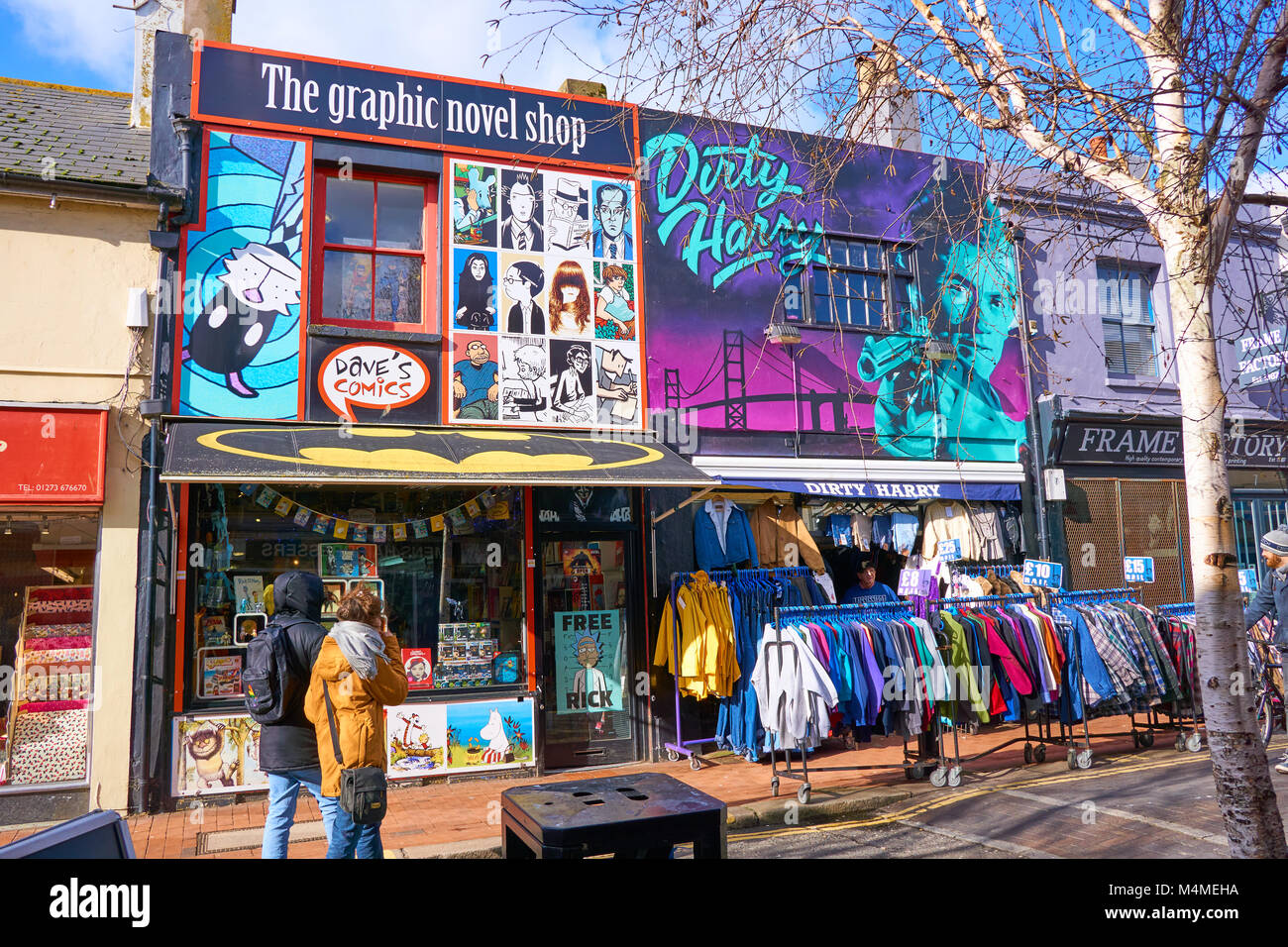 Brighton bohemian quarter hi-res stock photography and images - Alamy