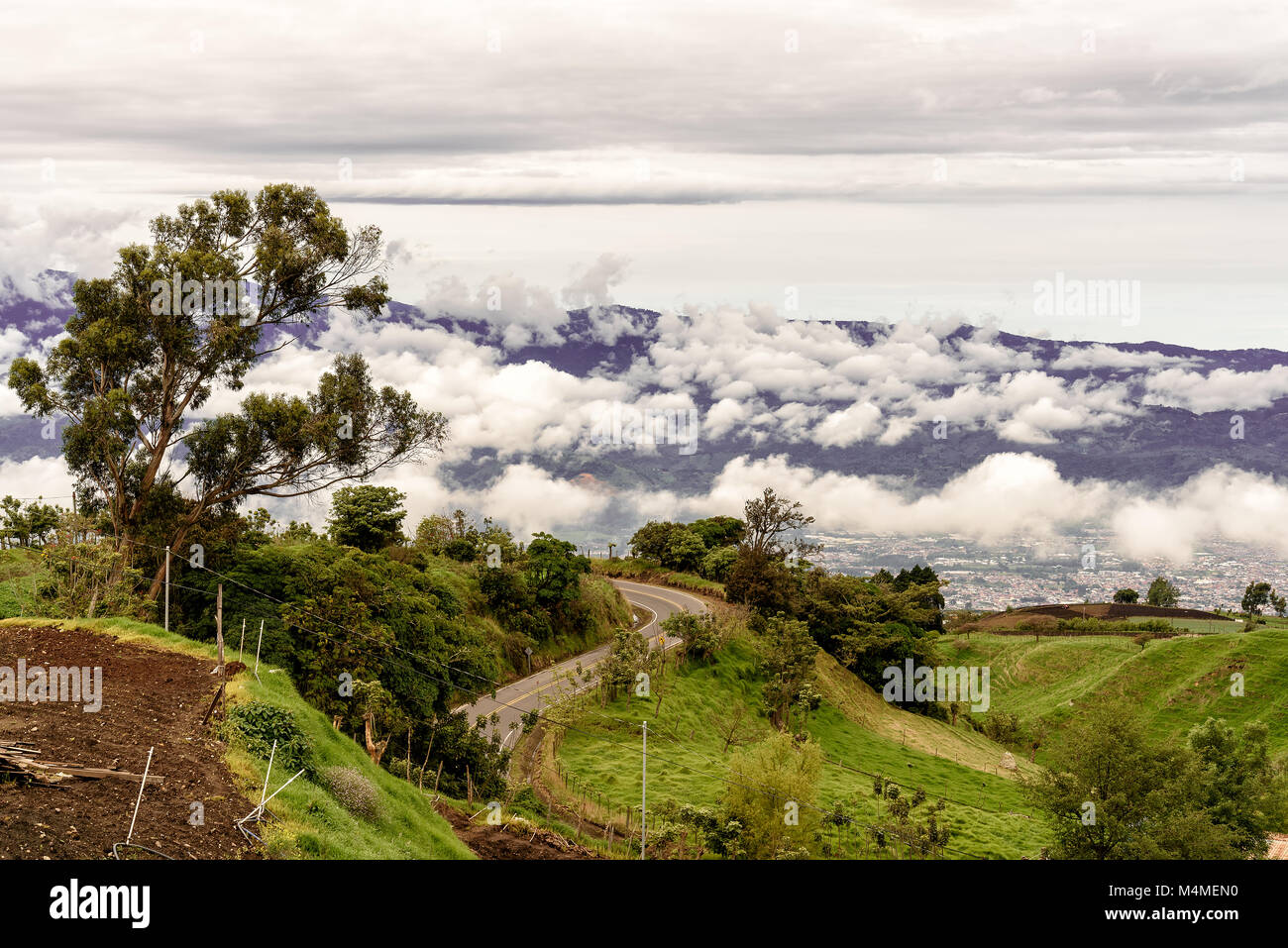 landscape in the mountain range in Costa Rica Stock Photo - Alamy