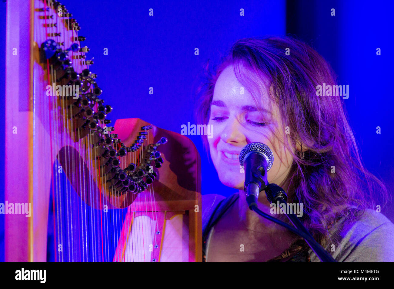 Clarsach harp hi-res stock photography and images - Alamy