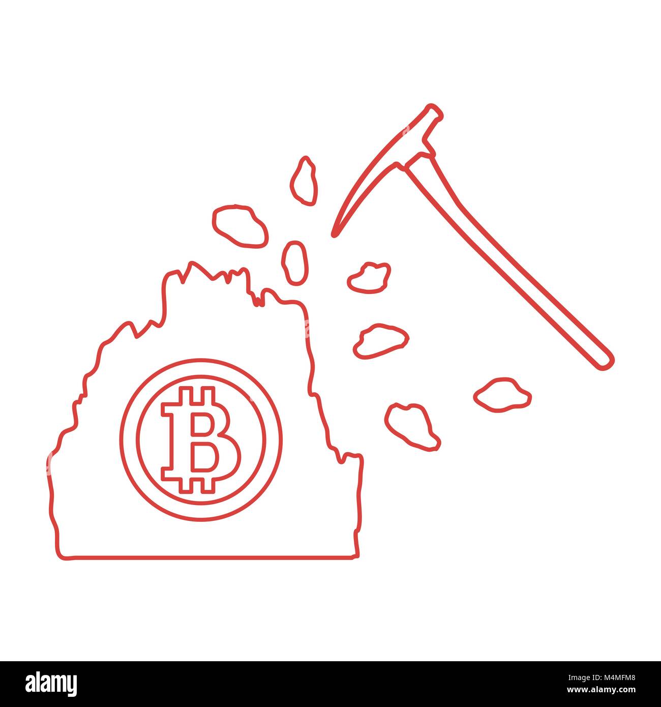 Bitcoin hack Stock Vector Images - Alamy