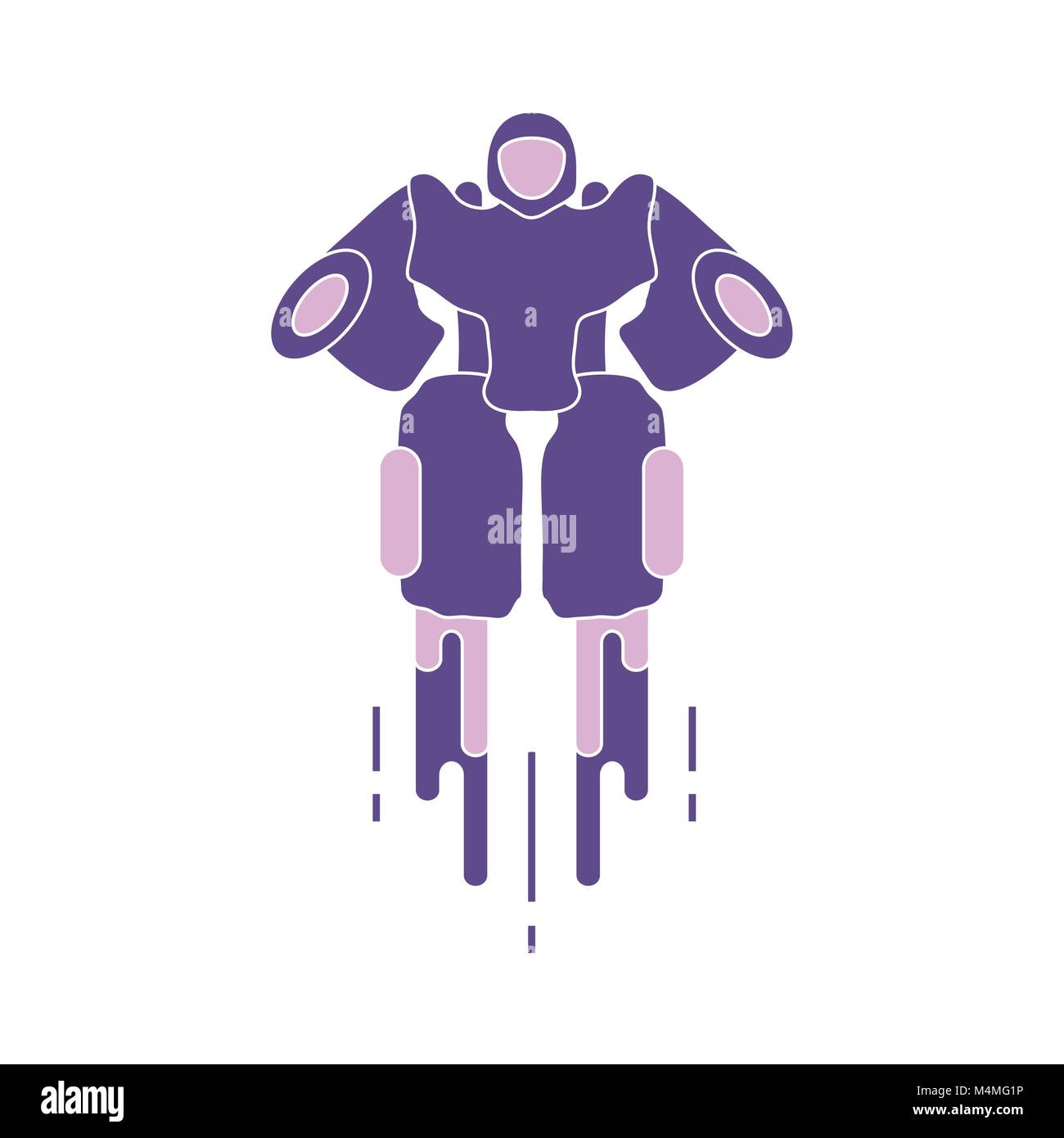 Robot. Toys for children. Robotics, technologies. Design for banner ...