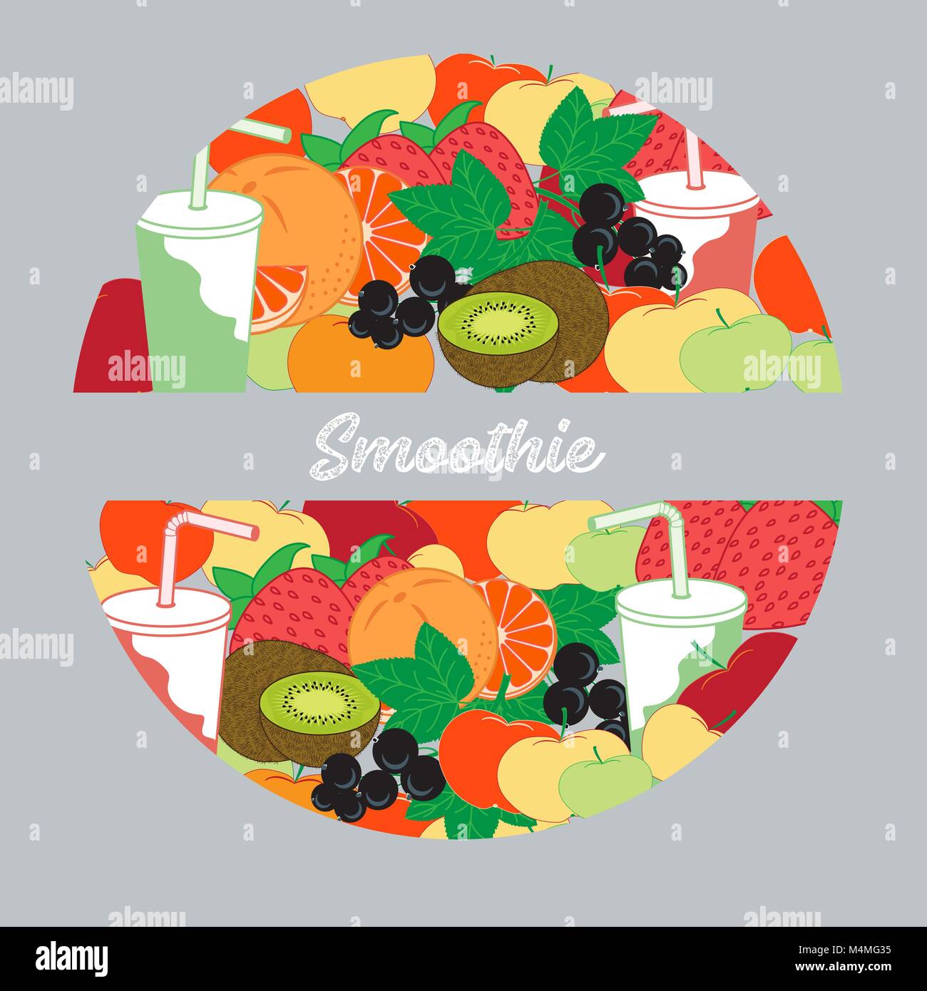 Smoothie and ingredients for making smoothie. Healthy eating habits ...