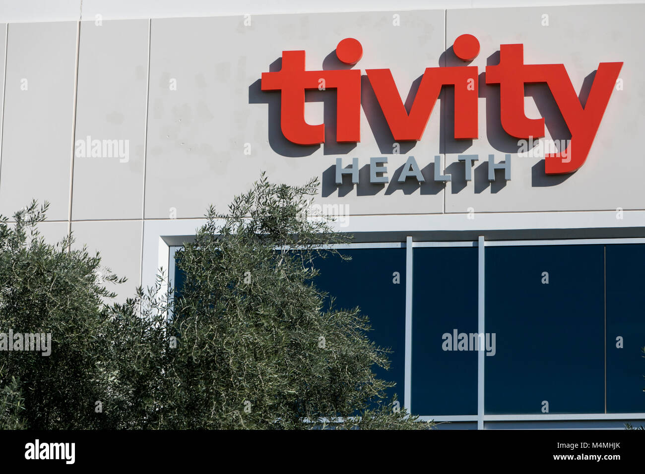 A logo sign outside of a facility occupied by Tivity Health in Chandler ...