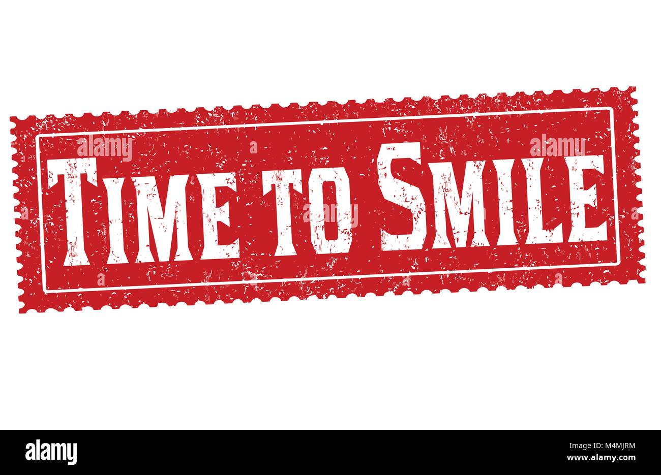 Time to smile grunge rubber stamp on white background, vector ...