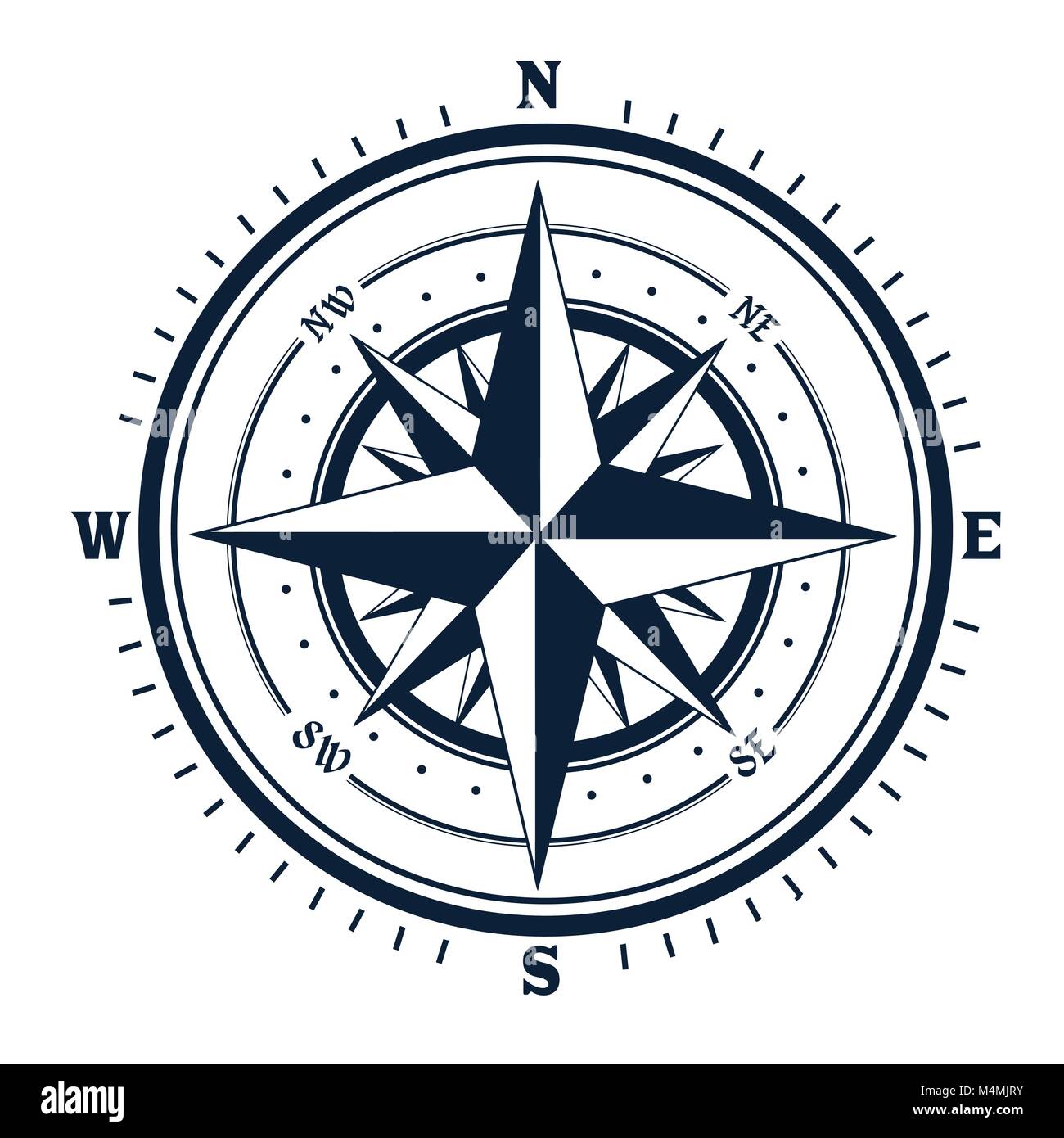 Wind direction vectors hi-res stock photography and images - Alamy