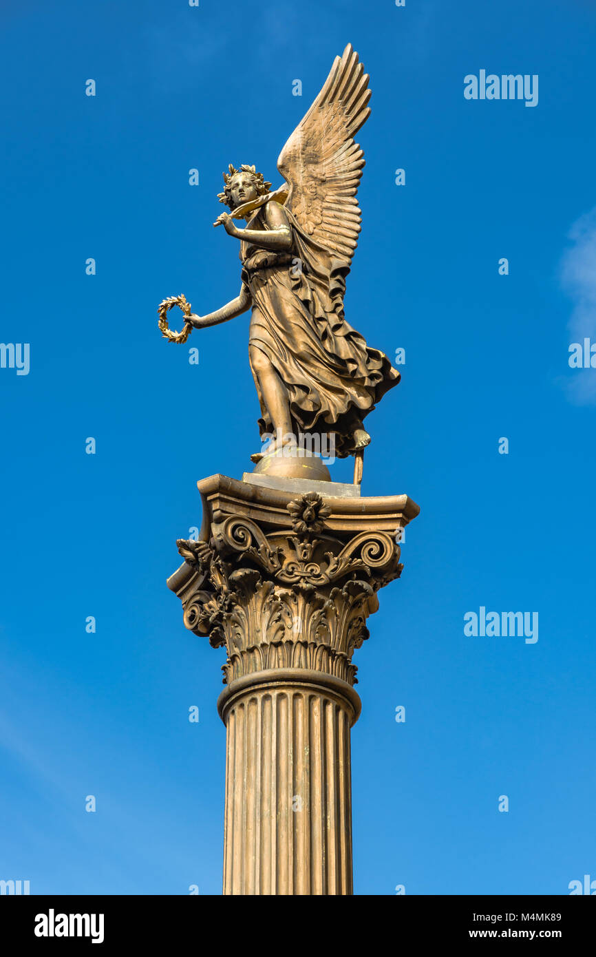 Golden angel statue in prague hi-res stock photography and images - Alamy