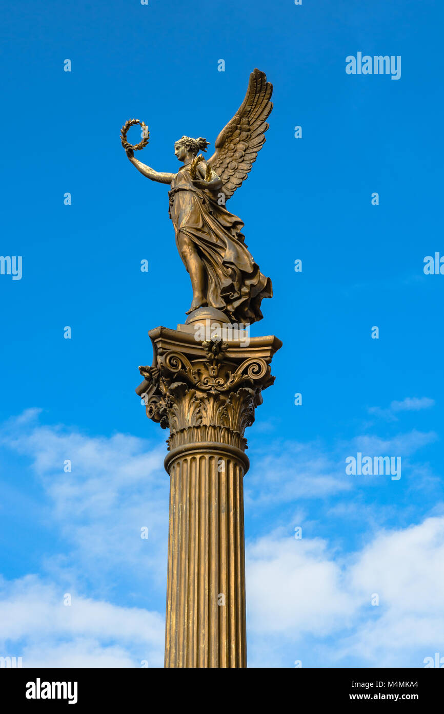 Golden angel statue in prague hi-res stock photography and images - Alamy