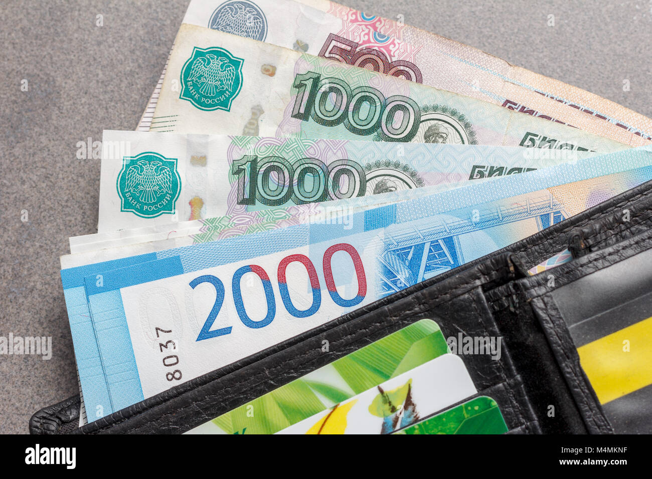 New banknote 5000 russian rubles hi-res stock photography and images ...