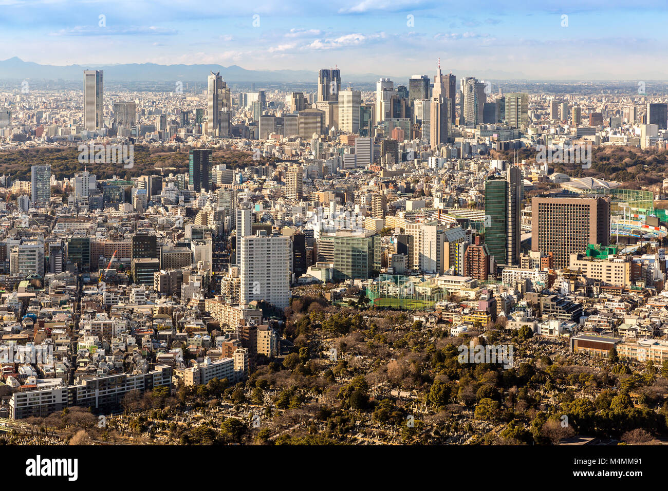 Tokyo city skyline in Shinjuku area Stock Photo - Alamy