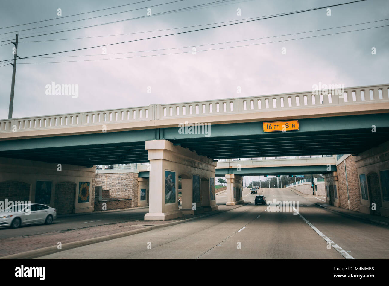 Villa Maria underpass in Bryan, Texas Stock Photo - Alamy