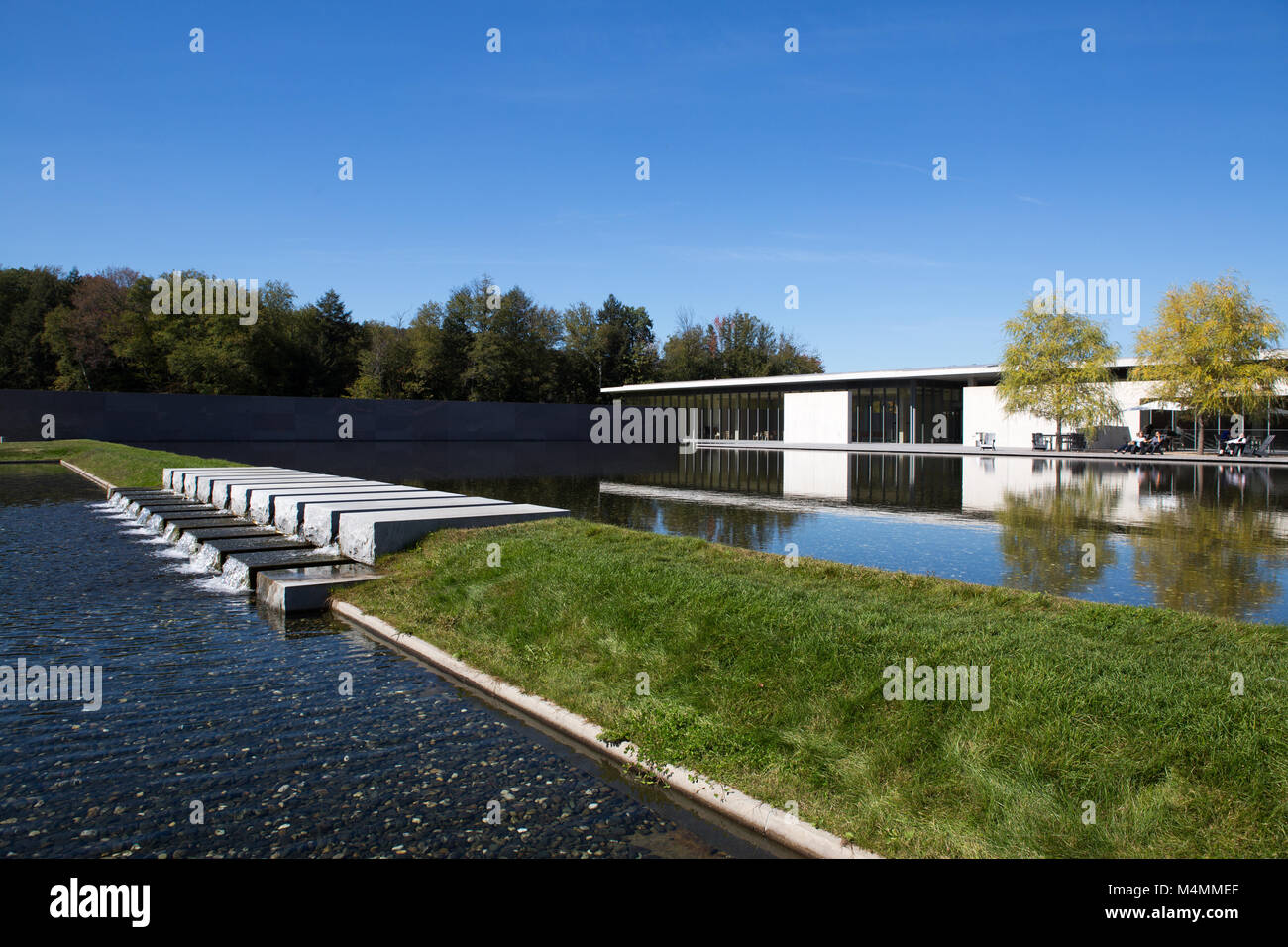 The Clark Art museum building view from the park Stock Photo - Alamy