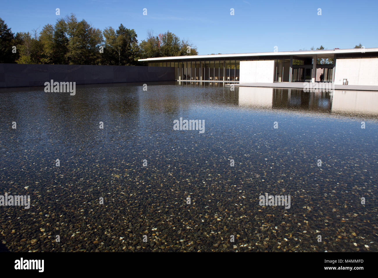 The Clark Art museum building view from the park Stock Photo - Alamy