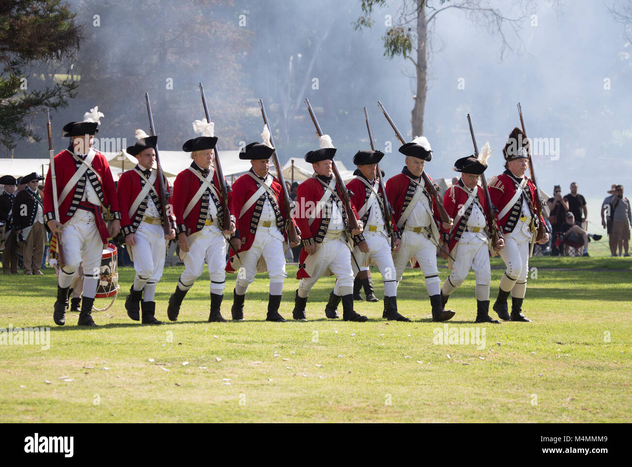 Revolutionary War Soldiers Marching Black Soldiers And The American