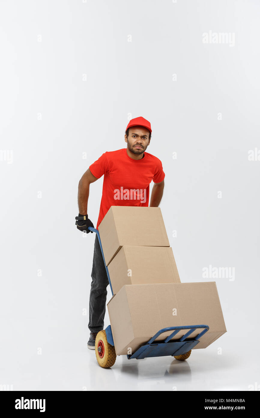 Delivery Driver With Boxes Stock Photos & Delivery Driver With Boxes ...