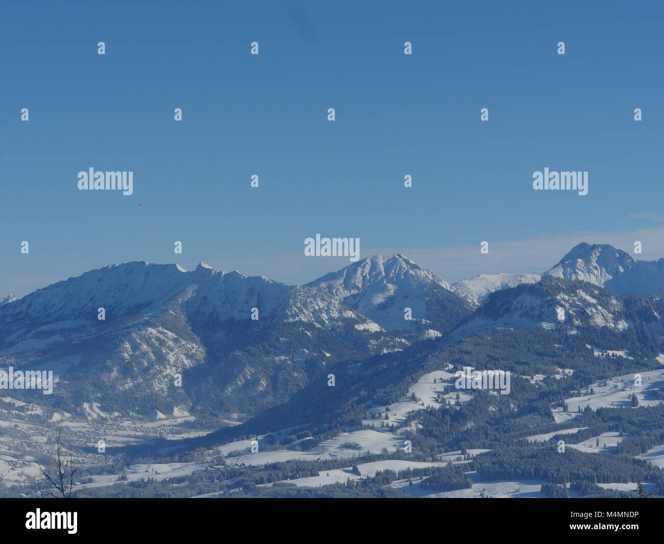 Alpine Alps mountain landscape Stock Photo - Alamy