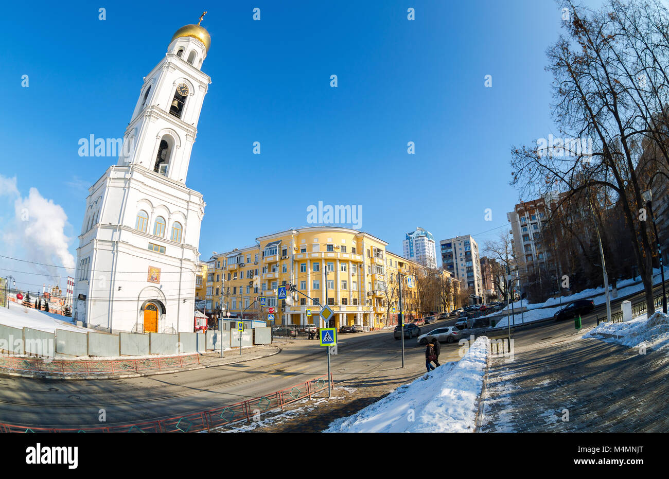 Tall white belltower hi-res stock photography and images - Alamy