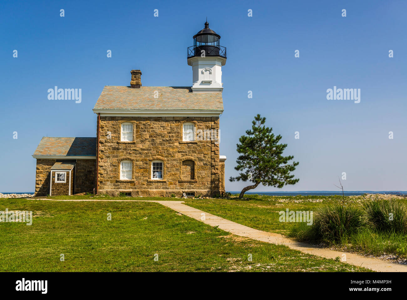 Sheffield island lighthouse norwalk connecticut hi-res stock ...