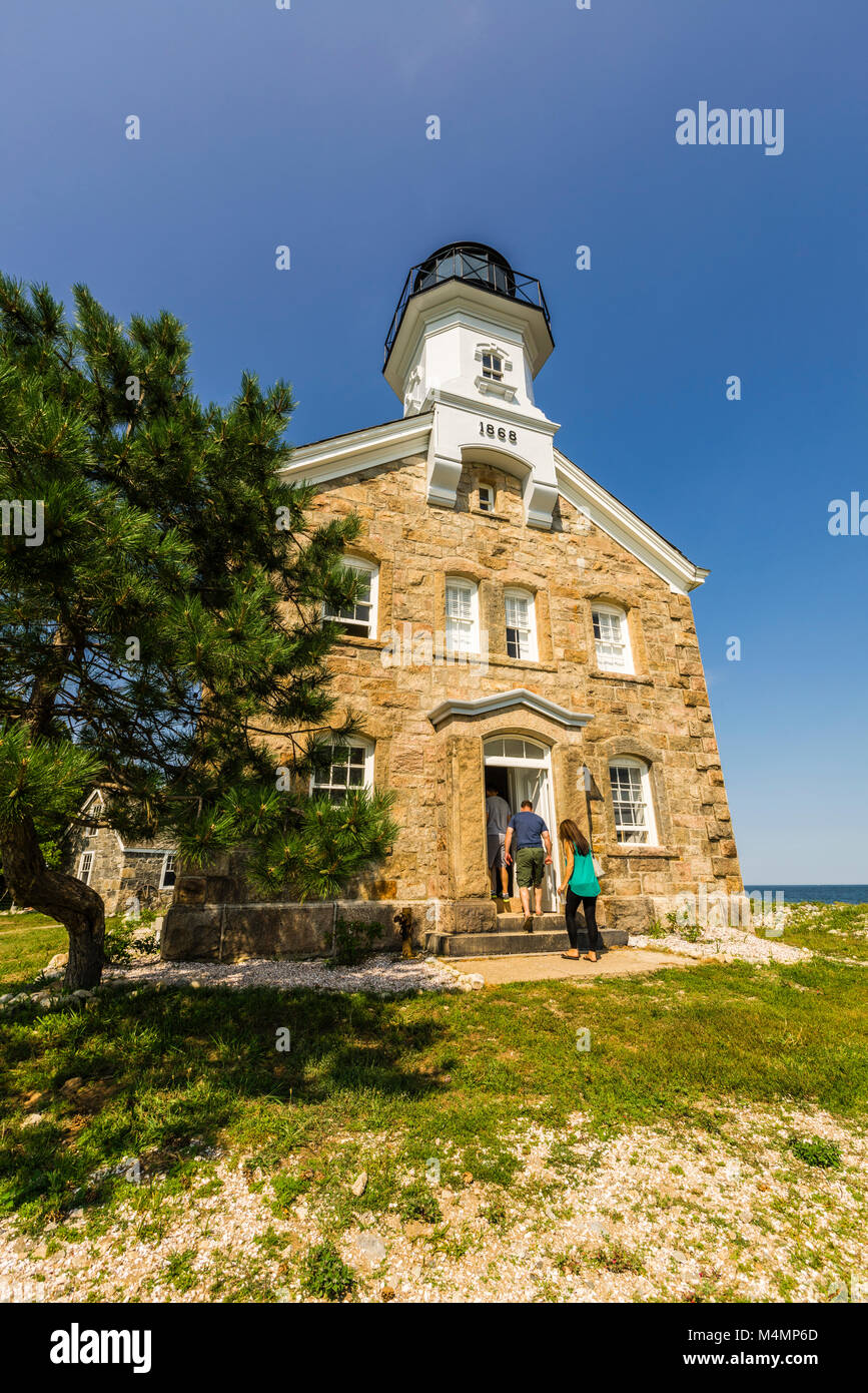 Sheffield Island Lighthouse South Norwalk, Connecticut, USA Stock Photo ...