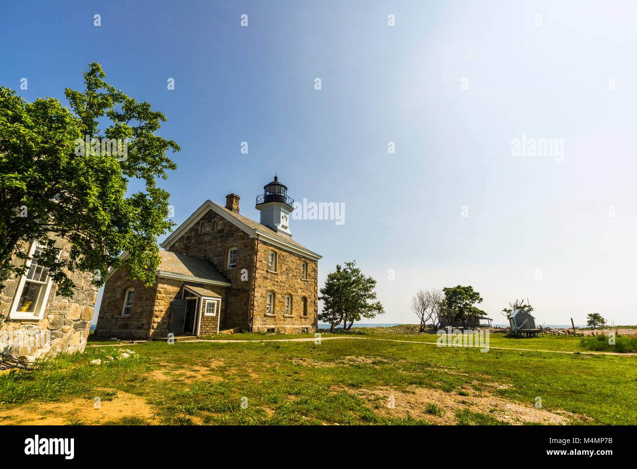 Sheffield Island Lighthouse South Norwalk, Connecticut, USA Stock Photo ...