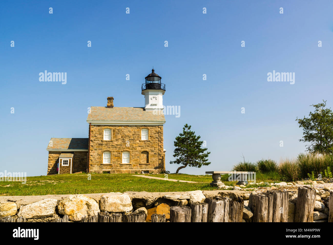 Sheffield Island Lighthouse South Norwalk, Connecticut, USA Stock Photo ...