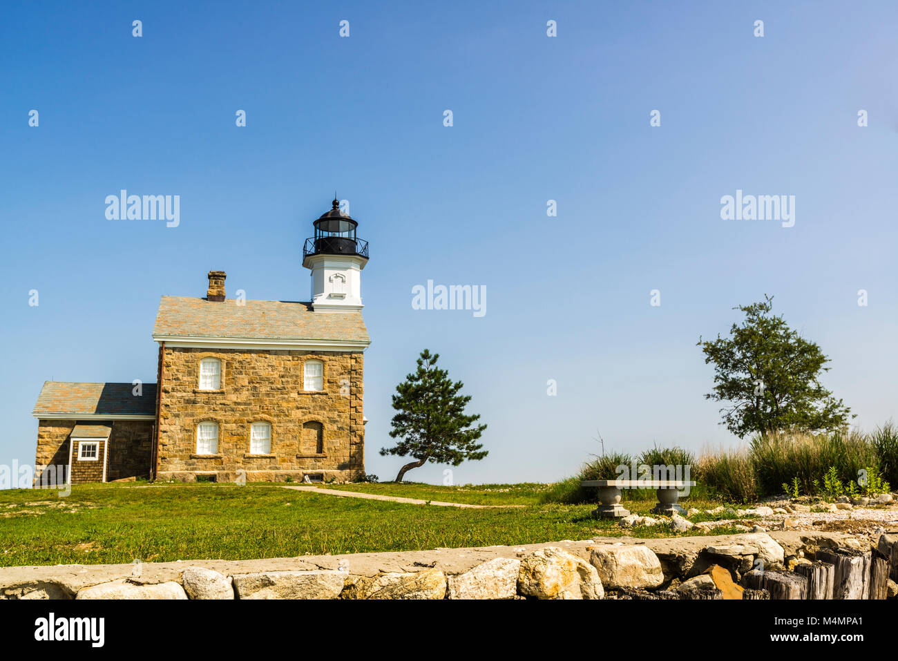 Sheffield Island Lighthouse South Norwalk, Connecticut, USA Stock Photo ...