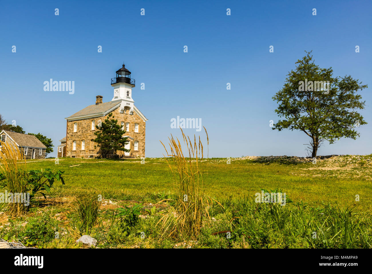 Sheffield Island Lighthouse South Norwalk, Connecticut, USA Stock Photo ...