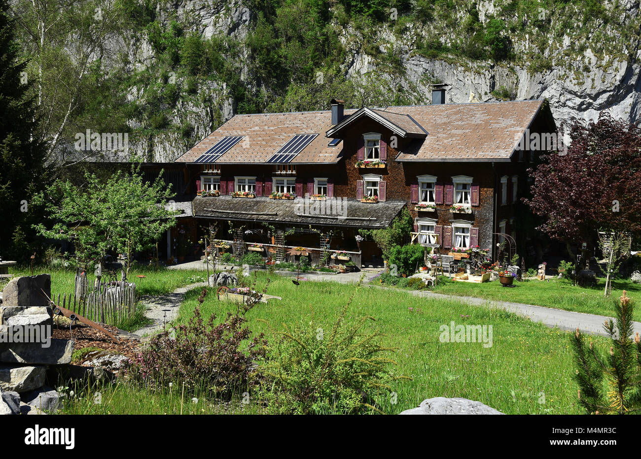 old farmhouse; alps; Austria Stock Photo - Alamy