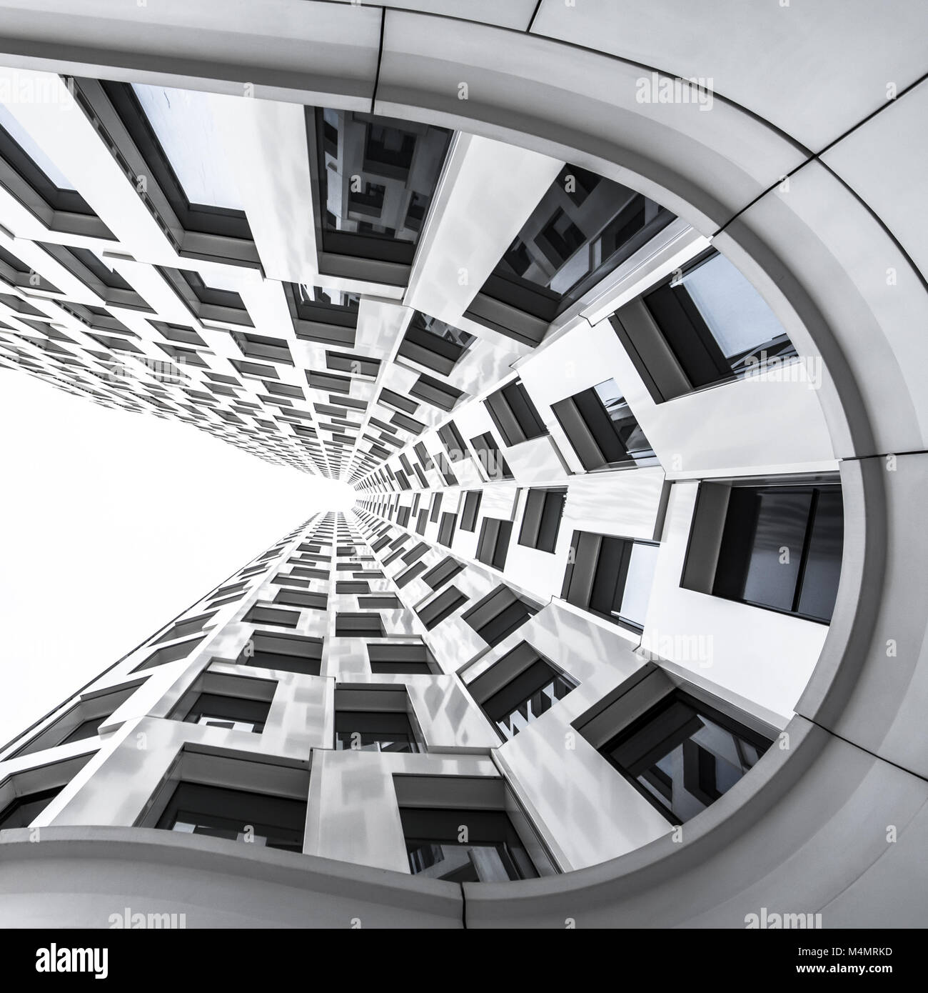 Modern building black white hi-res stock photography and images - Alamy