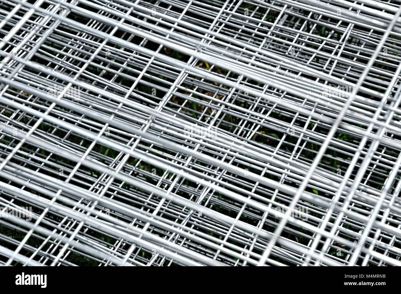 Wire mesh on top of each other Stock Photo - Alamy