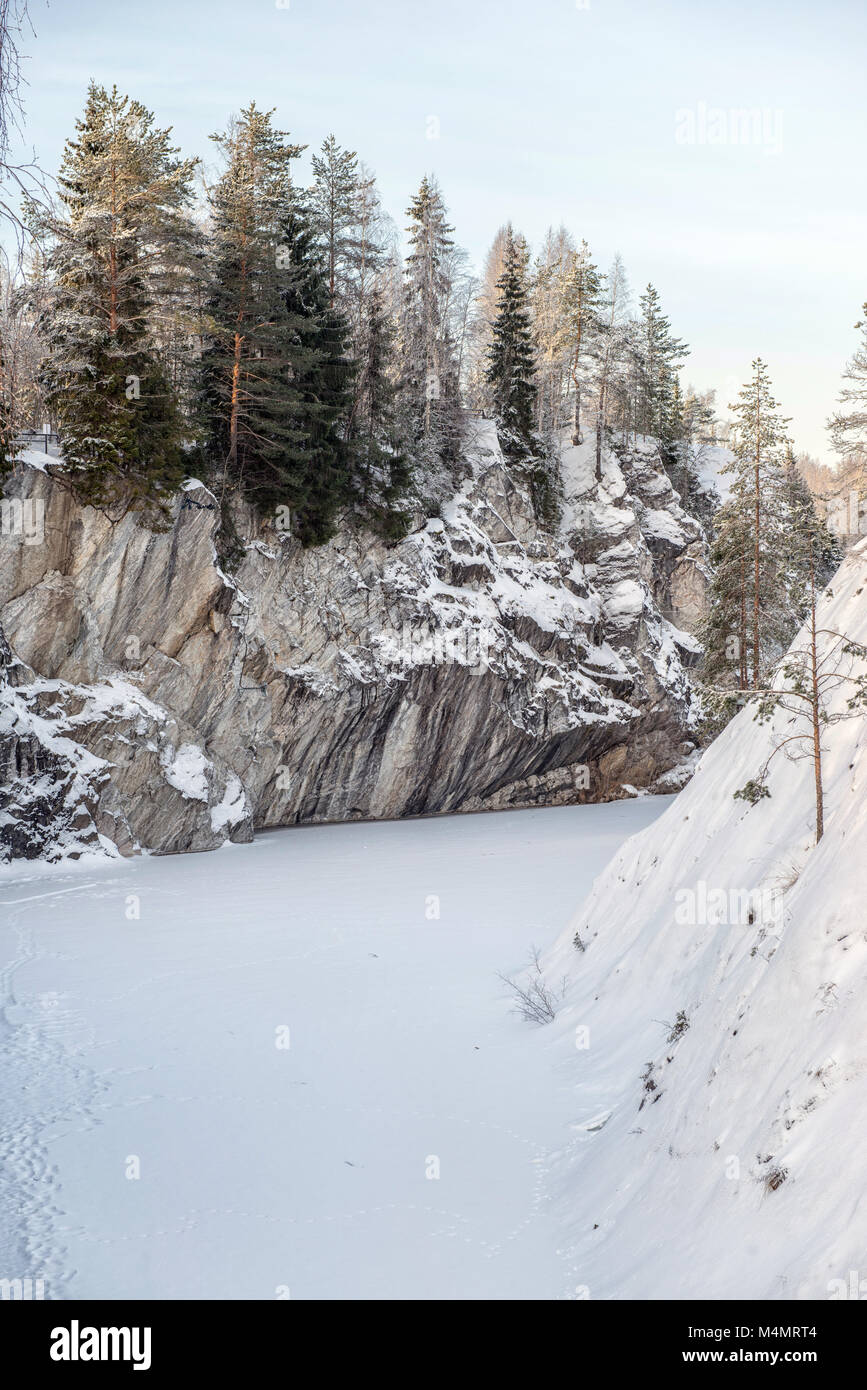 Ruskeala marble quarry, Karelia, Russia Stock Photo - Alamy