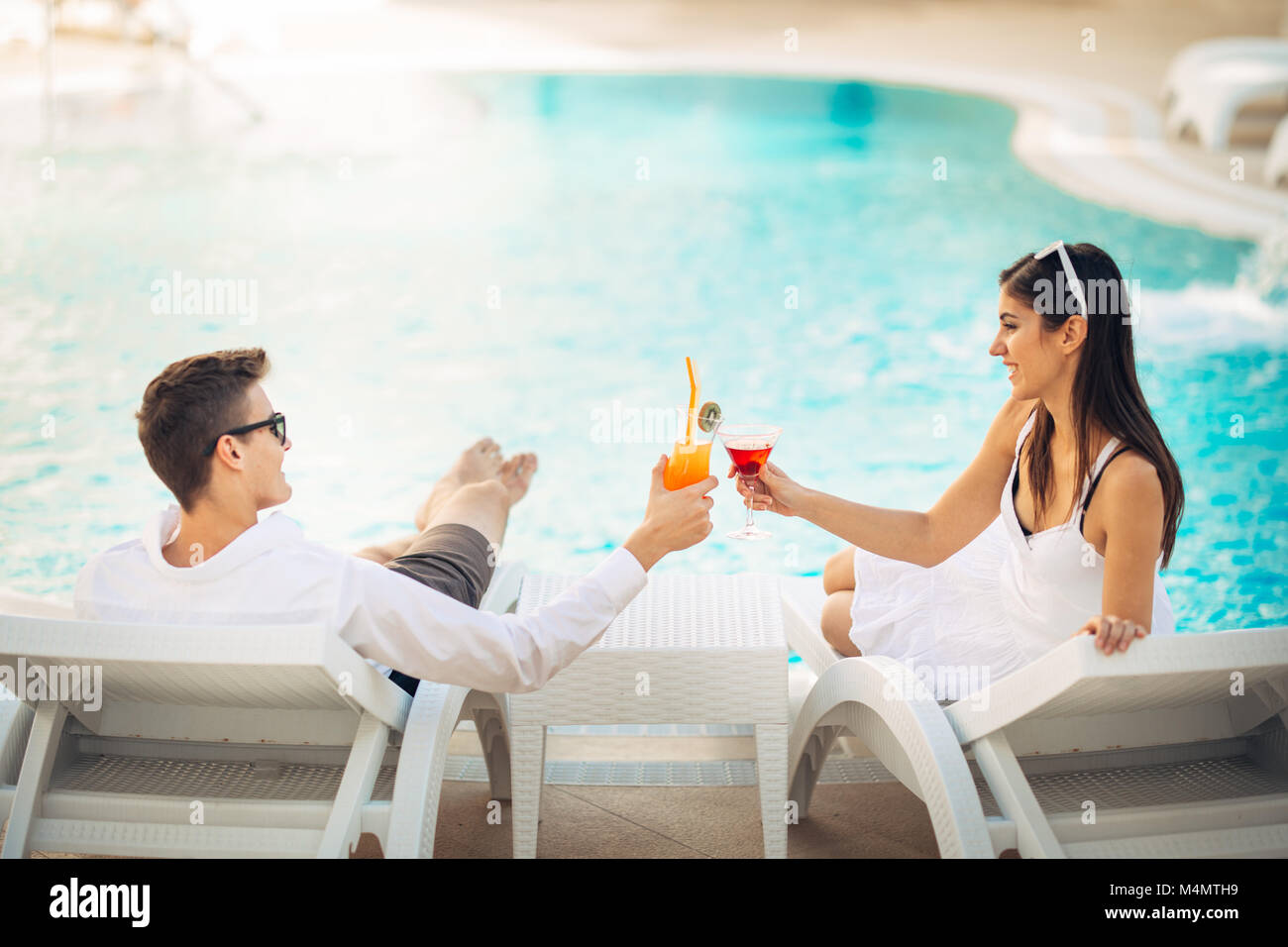 Pool bar in a luxury hotel hi-res stock photography and images - Alamy