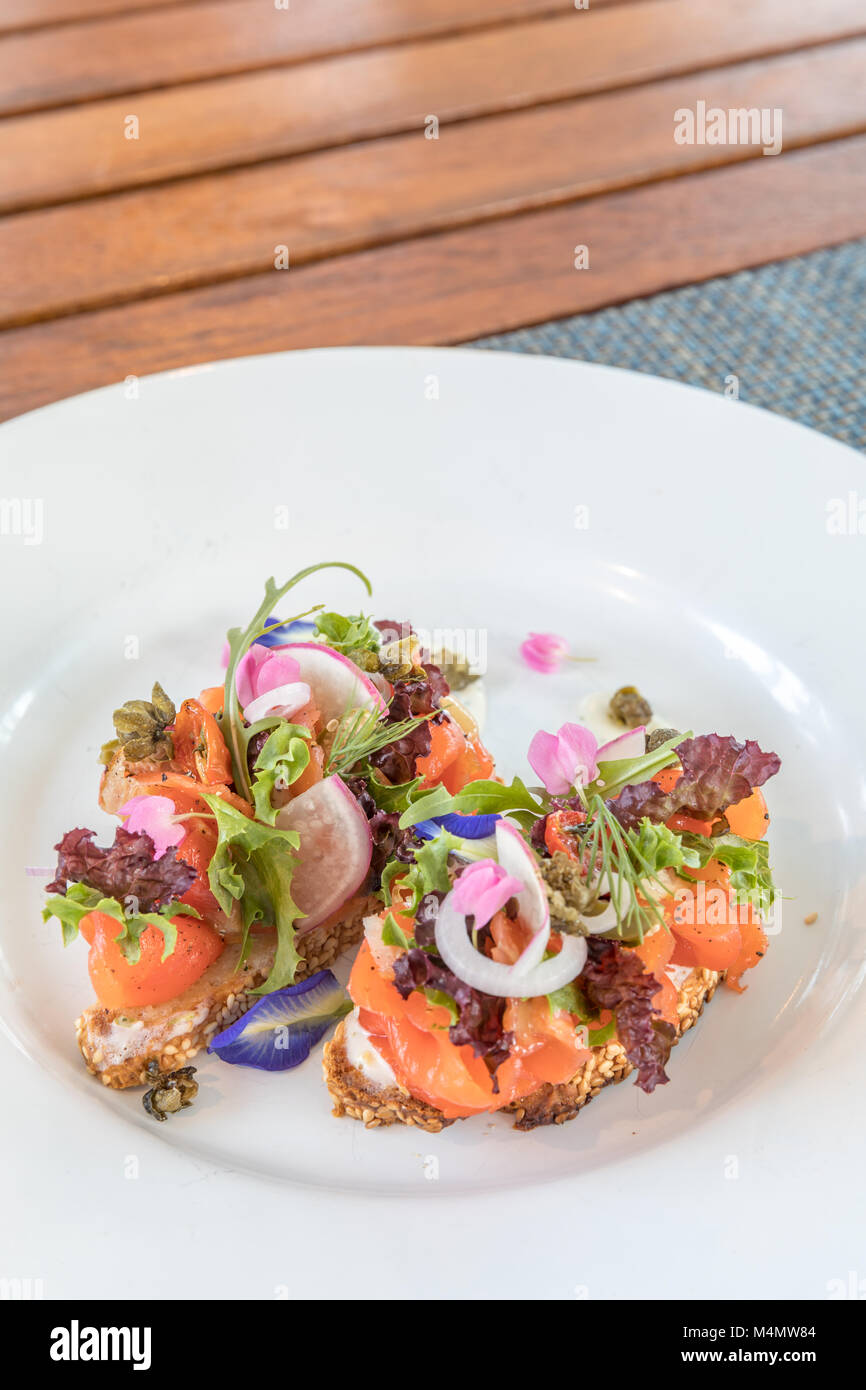 smoked salmon Canape Stock Photo - Alamy smoked salmon Canape Stock Photo - Alamy