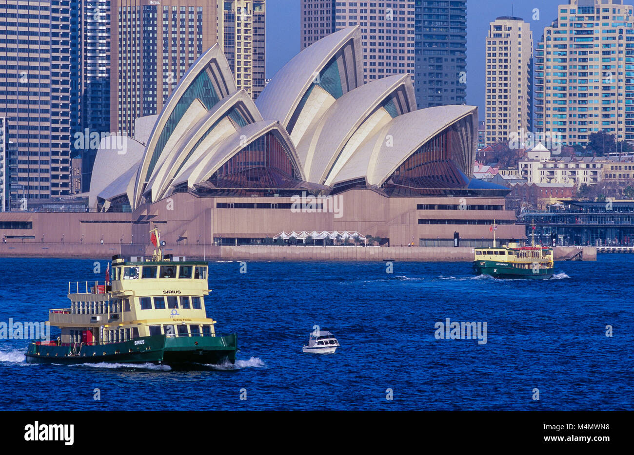Sydney Opera House is situated at Bennelong Point on the shores of ...