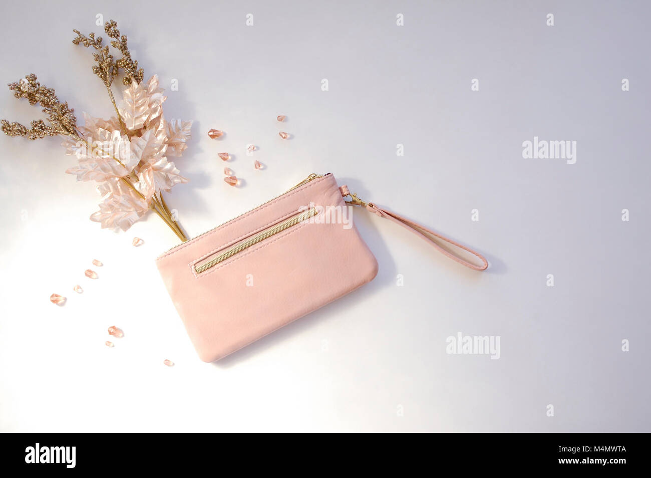 Pastel pink purse hi-res stock photography and images - Alamy