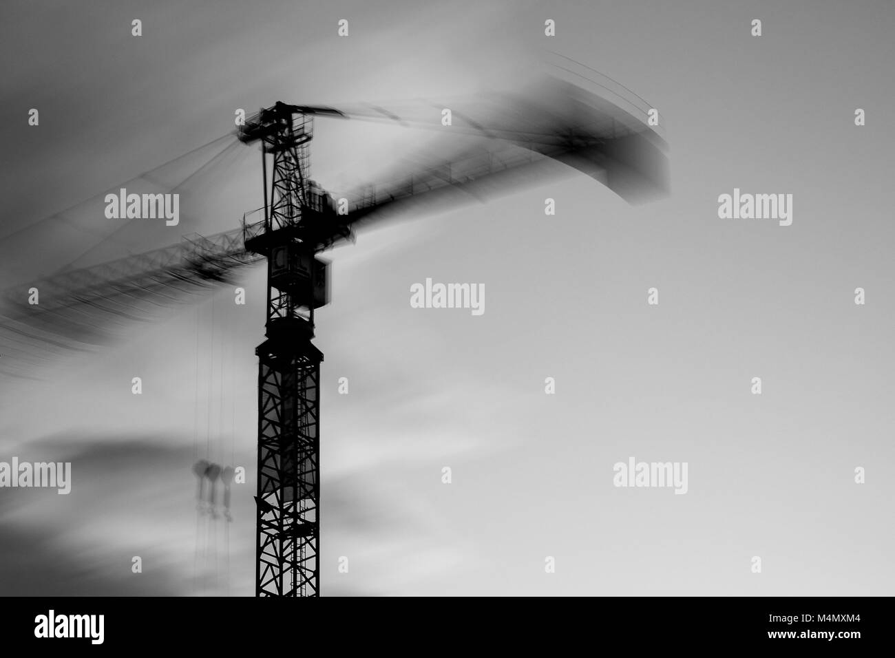 Crane in motion hi-res stock photography and images - Alamy