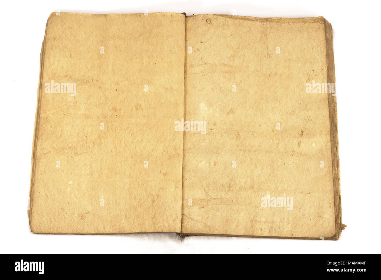 open blank traditional vintage book Stock Photo - Alamy