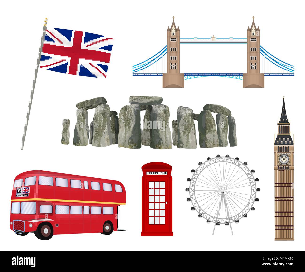 Uk food london england Stock Vector Images - Alamy