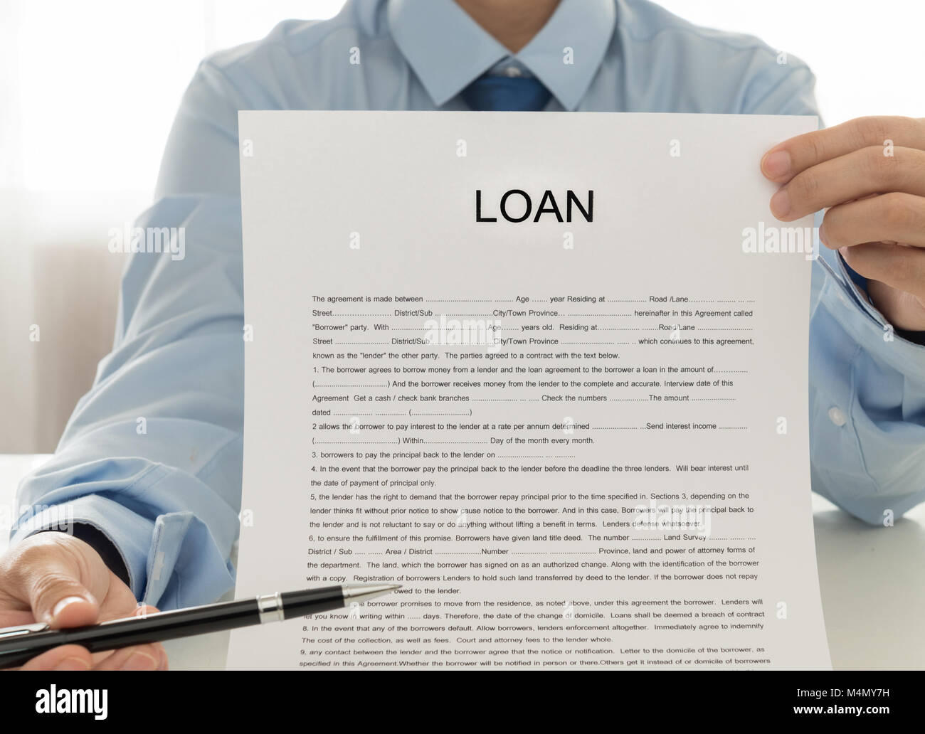 Employees Credit show Loan Documents that customers must sign Stock ...