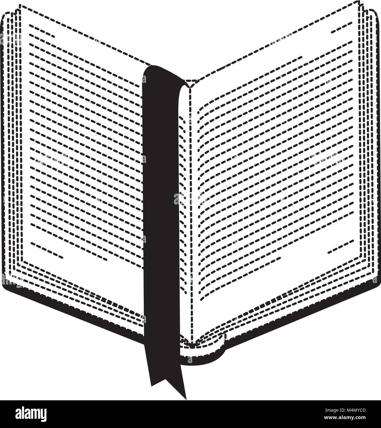 text book open isolated icon Stock Vector Image & Art - Alamy