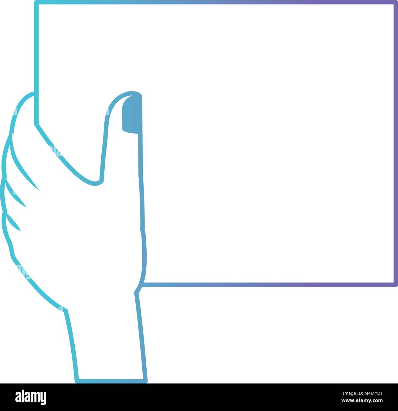 hand human with leave Stock Vector Image & Art - Alamy